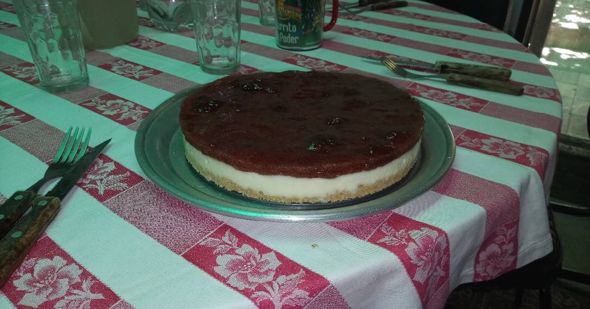 Cheesecake de frutilla Receta de Sirley Malvarez- Cookpad