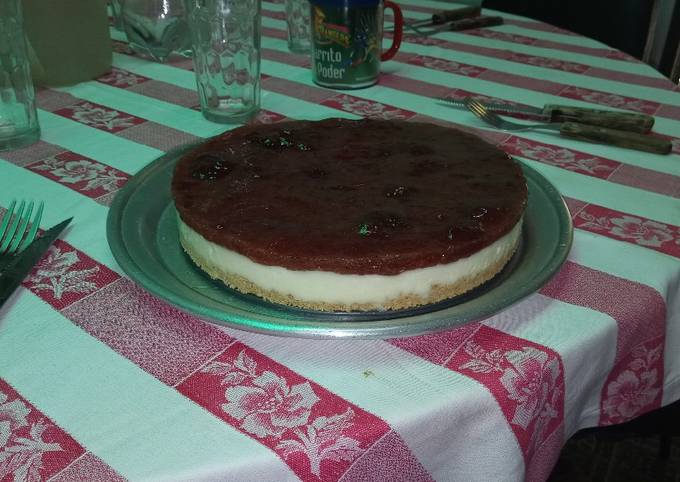 Cheesecake de frutilla Receta de Sirley Malvarez- Cookpad