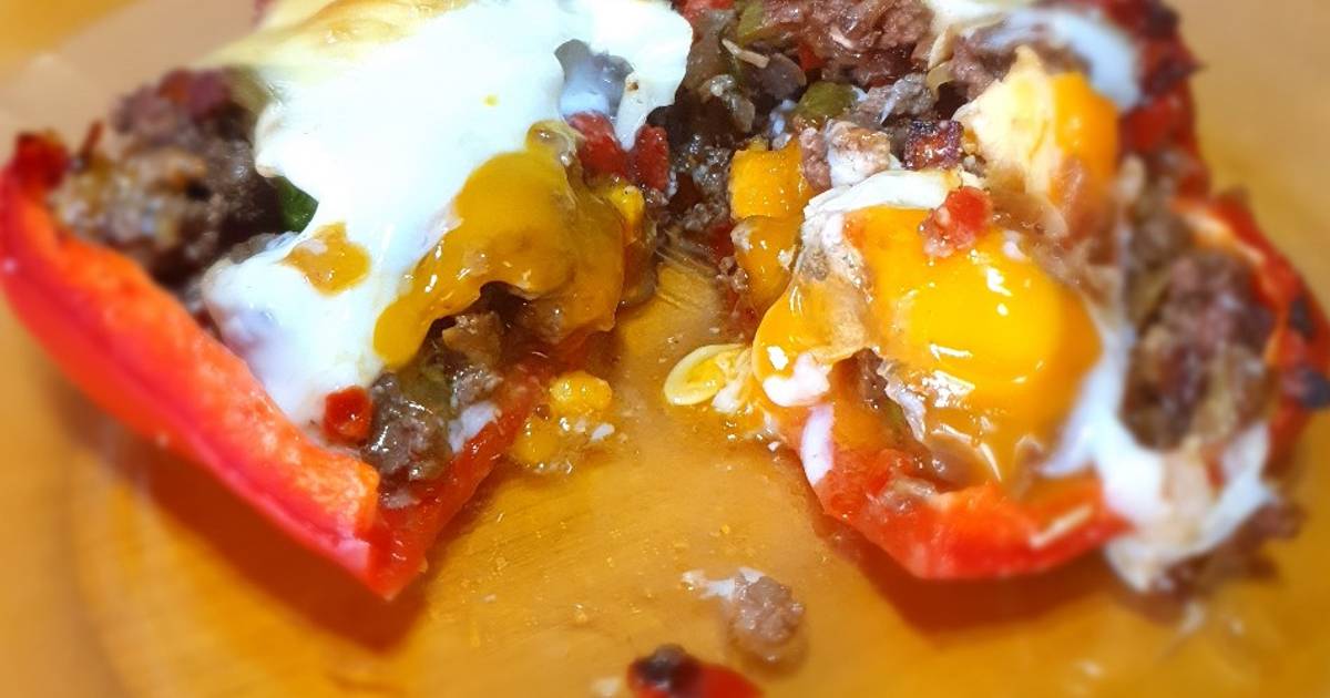 Morrones relleno al horno - 2.377 recetas caseras - Cookpad