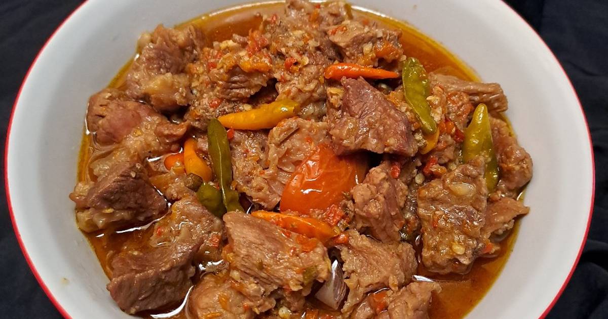 Resep Oseng Mercon Daging Sapi oleh Siti Zulfa Sentyaki - Cookpad