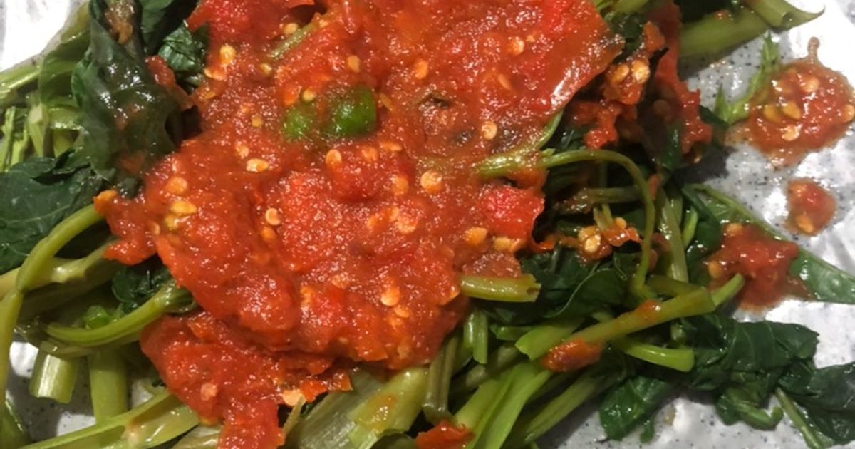 Resep Sayur Plecing Kangkung oleh Beatrixmega - Cookpad