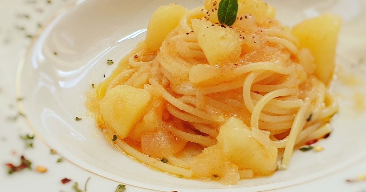 Spaghetti With Potato Glaze Recipe By Malito Daniela