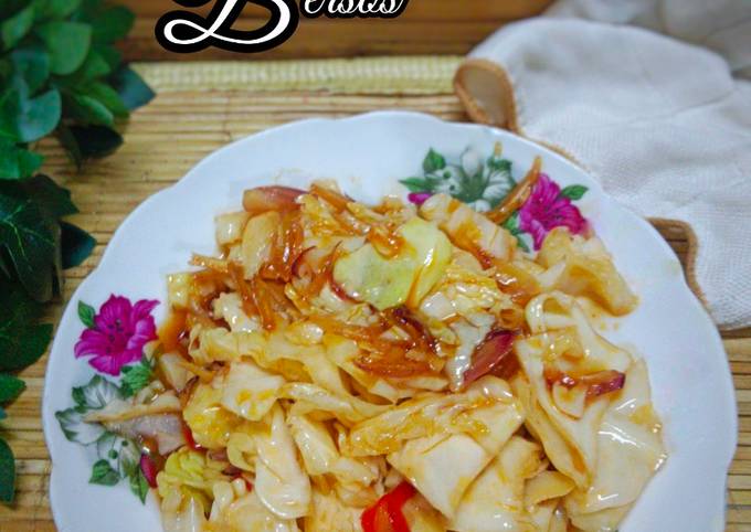 Resipi 24:3:24 - Kobis goreng bersos oleh Hani Shaimi - Cookpad