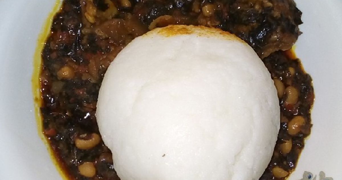 Tuwon Shinkafa And Bitterleaf Soup Recipe by Walies Cuisine - Cookpad