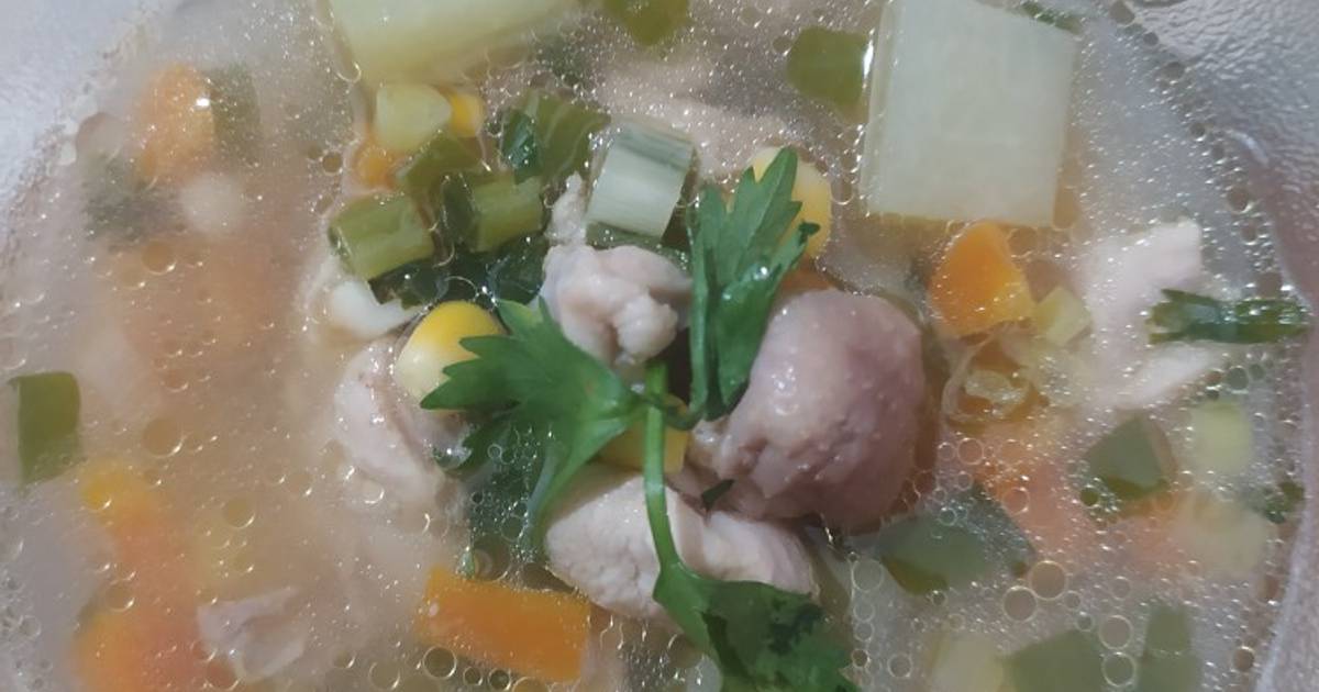 27 resep sayur sop labu siam ayam enak dan mudah - Cookpad