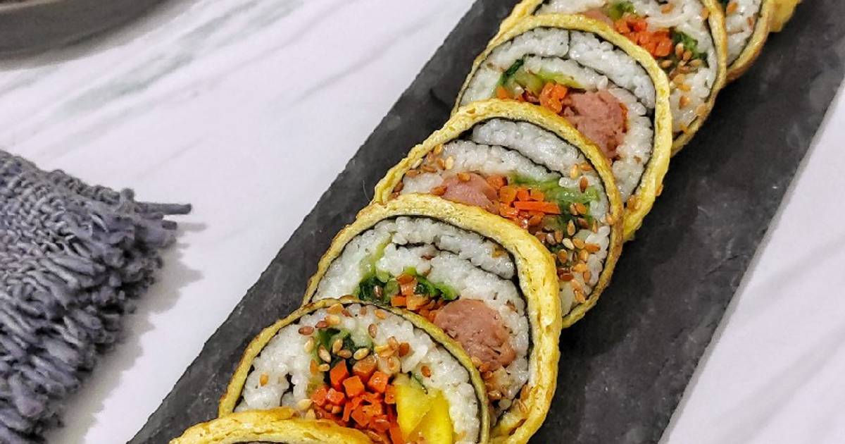 599 resep kimbab telur wortel enak dan mudah - Cookpad