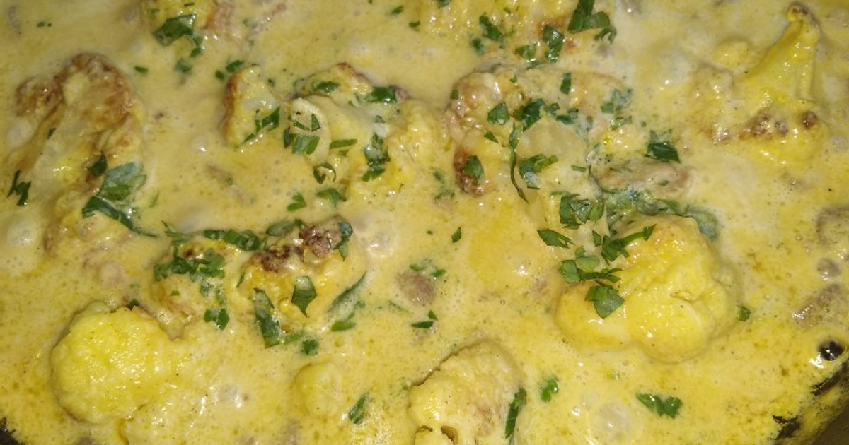 Gombás Tejszínes Karfiol | Péter Rozália receptje - Cookpad receptek