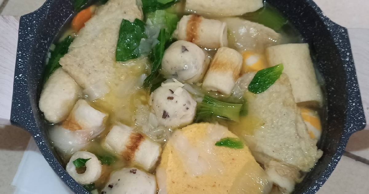 Resep Steamboat kuah kaldu oleh novita andrian - Cookpad