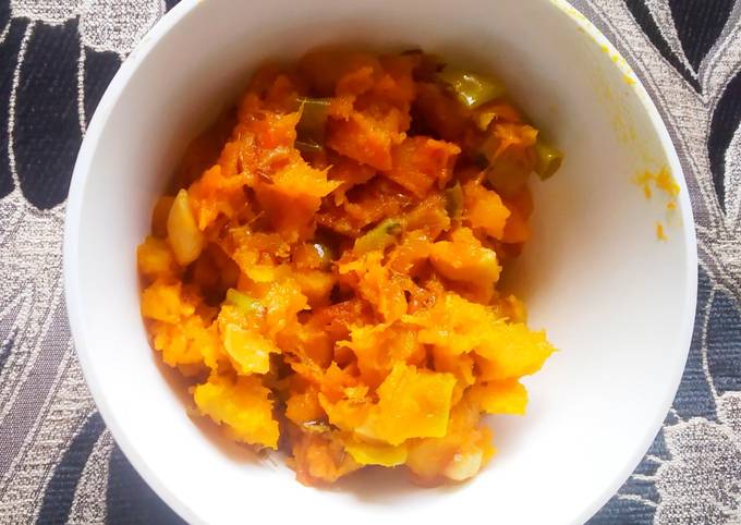 भोपळा भाजी (bhopala bhaji recipe in marathi) रेसिपी Shital Patil द्वारे ...