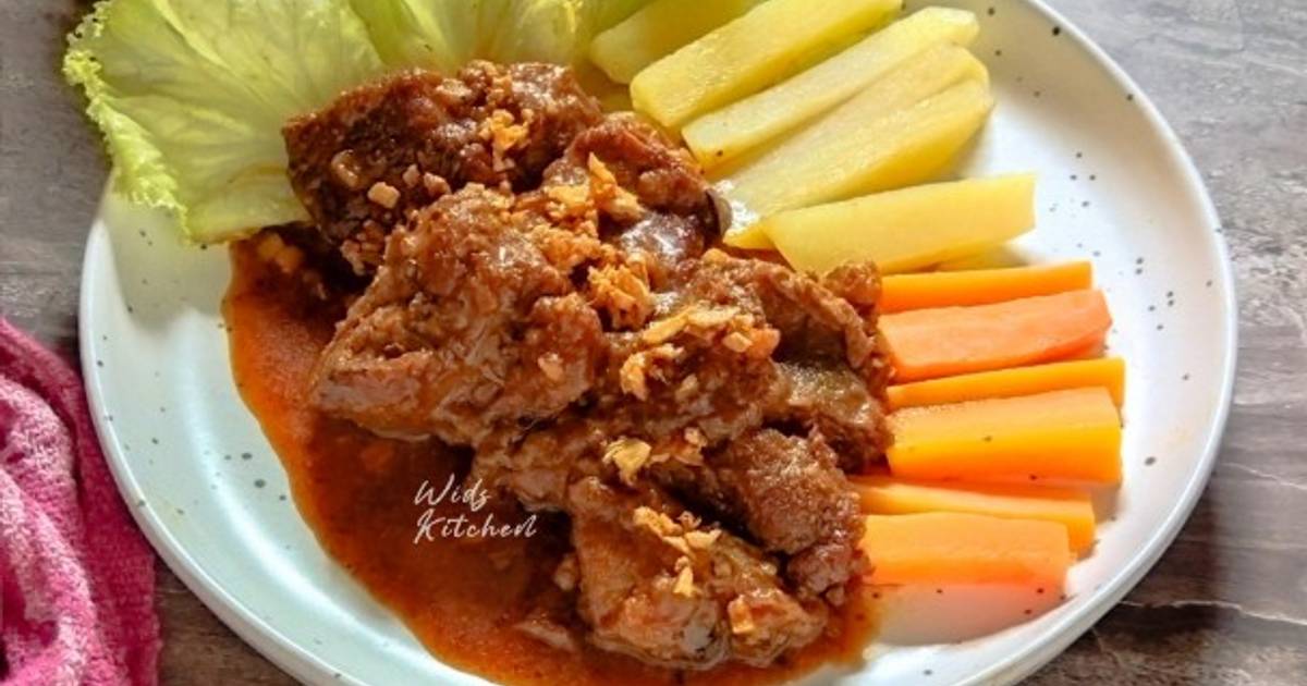 Resep Simpel Bistik Sapi Ala Jawa oleh Wids Kitchen 🍀🌷 - Cookpad