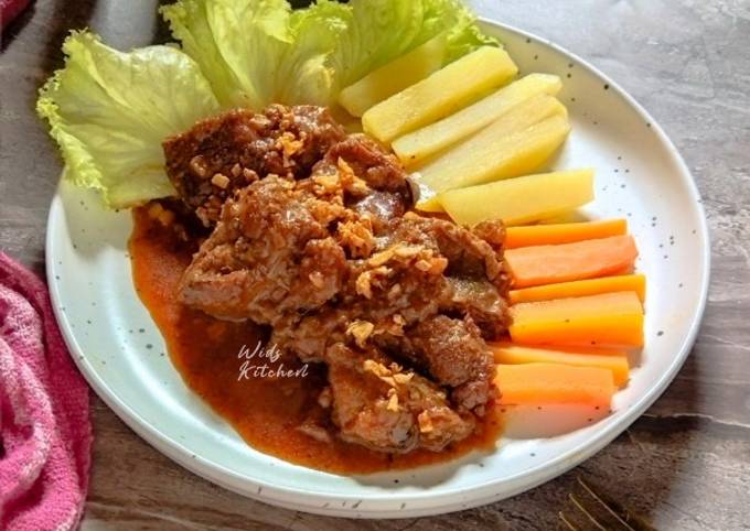 Resep Simpel Bistik Sapi Ala Jawa oleh Wids Kitchen 🍀🌷 - Cookpad