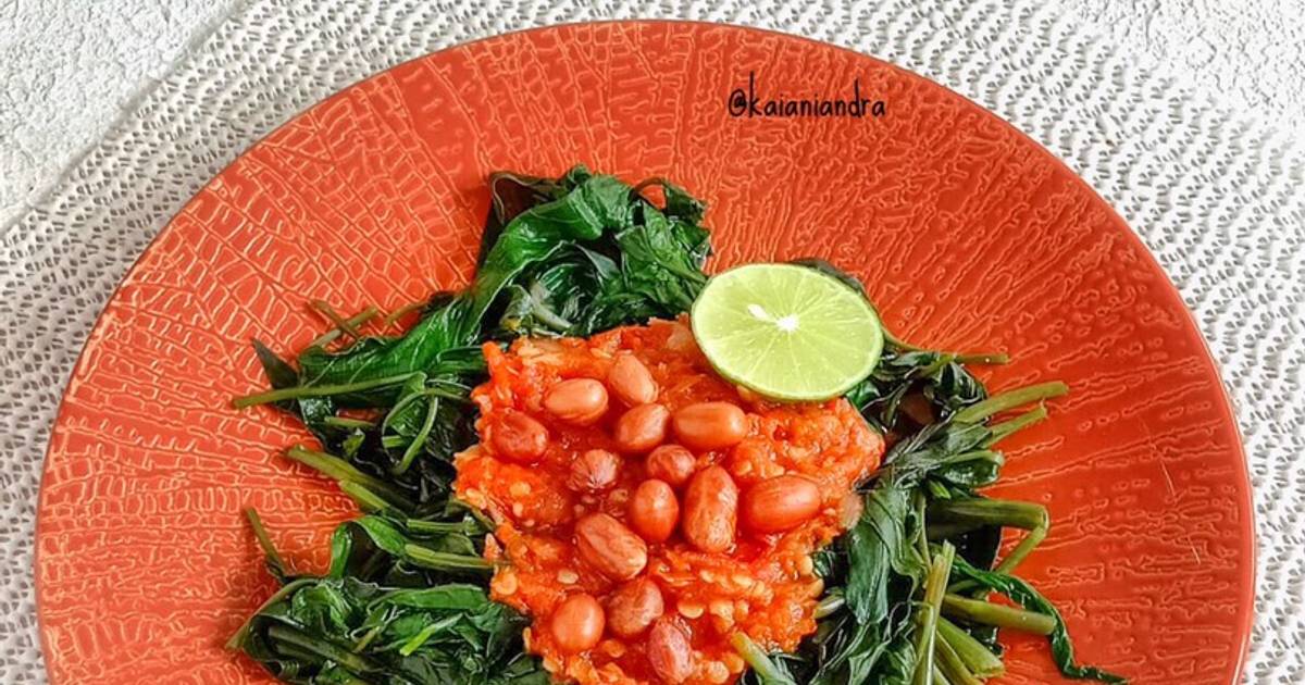 Resep Plecing Kangkung Khas Lombok oleh Kaianiandra - Cookpad
