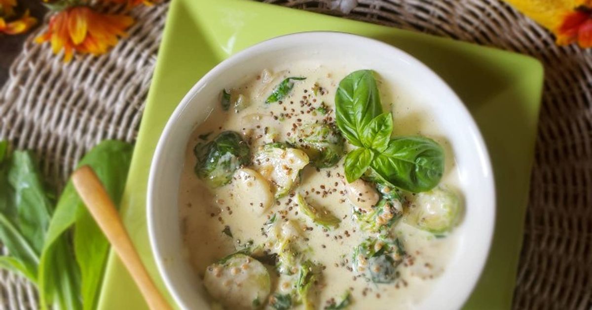 Repollitos De Bruselas Y Hongos🍄🍄🍄En Crema Receta de Mony yy👩‍🌾- Cookpad