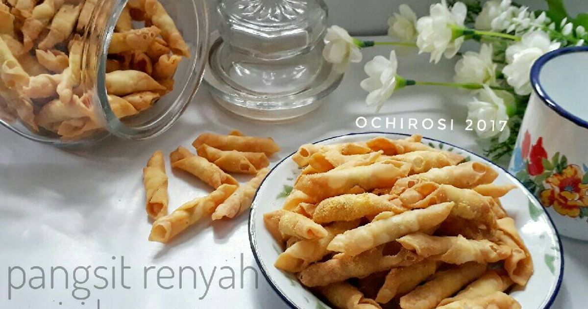 Resep Pangsit Renyah Isi Kacang oleh ochirosi - Cookpad