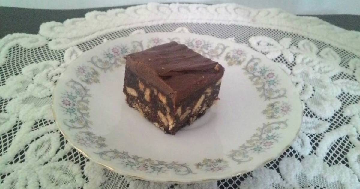 Resep Cake Biskuit tanpa Dipanggang oleh Wurie - Cookpad