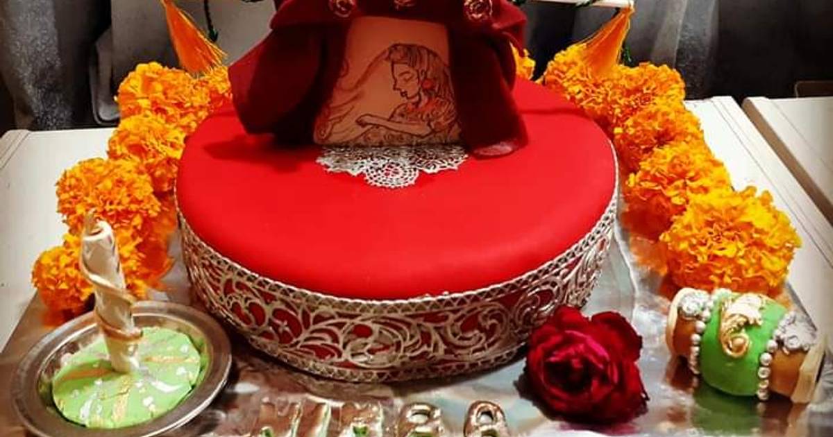 Mehndi n Nikah Themed Cake Recipe by Shamila Ali - Cookpad
