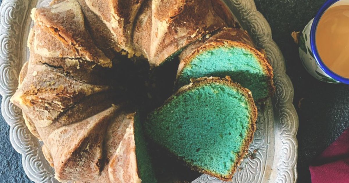 Resep Bolu Bunga Telang (Butterfly Pea Cake) oleh Nadia Hayu - Cookpad