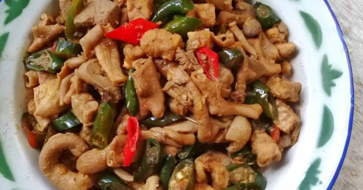 Resep Oseng Tempe Usus Cabe Ijo oleh Heni Nur - Cookpad