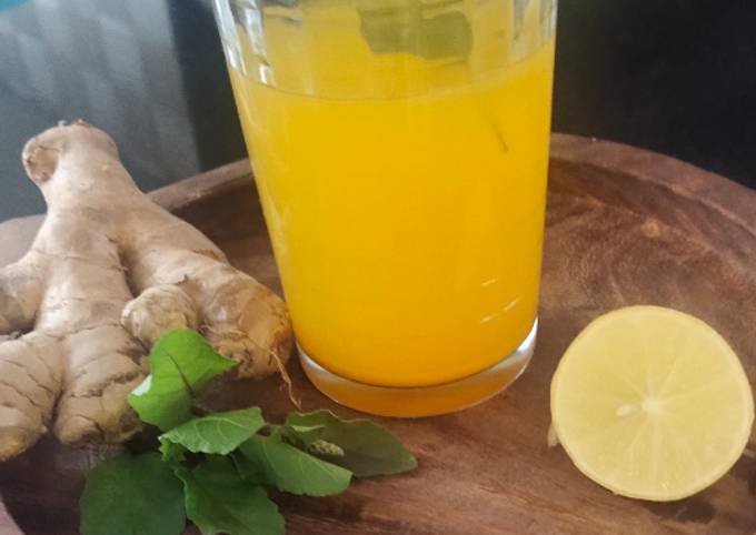 अदरक नींबू चाय (Adrak nimbu chai recipe in hindi) रेसिपी बनाने की विधि ...