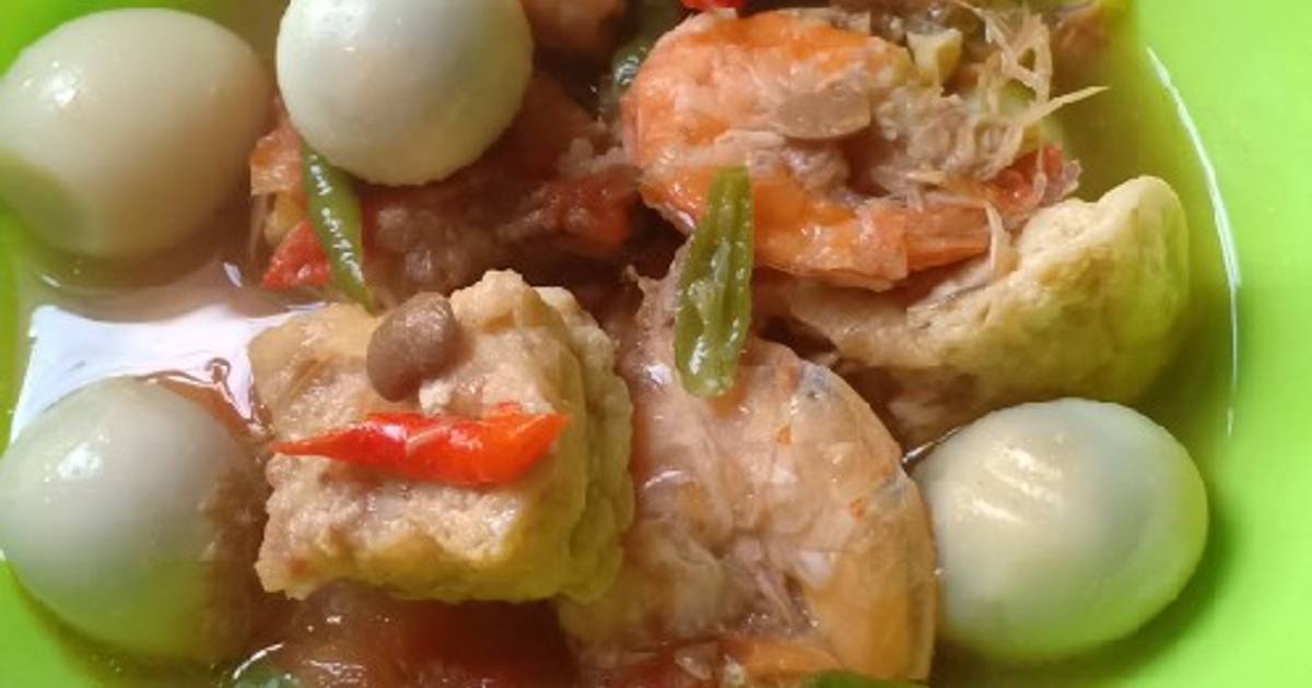 Resep Udang tahu puyuh tauco oleh febby fachma - Cookpad