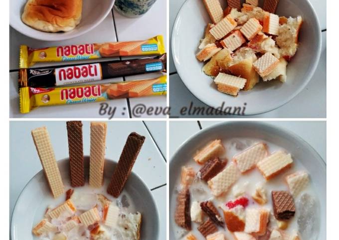 Resep Es Roti Cheese Wafer oleh @eva_elmadani - Cookpad