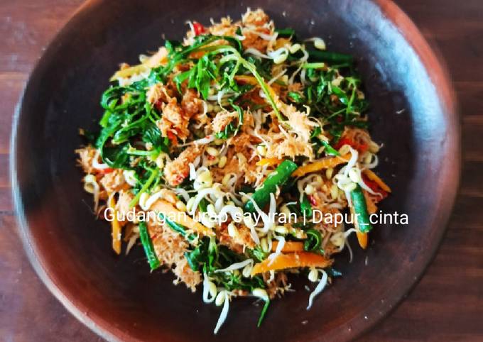 Resep Gudangan atau urap sayuran oleh Rina - Cookpad