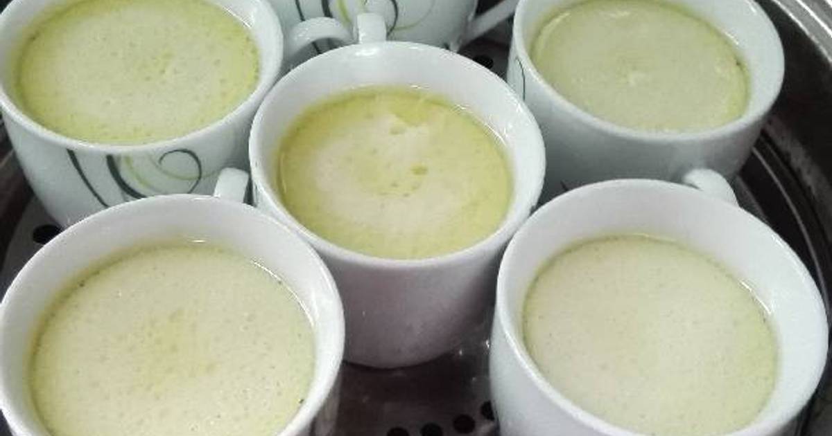 Resep (cawan mochi) stim telur lembut oleh inda_r18 - Cookpad