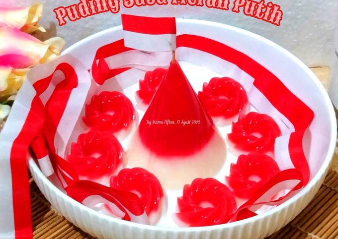 Cara Membuat Puding Susu Putih
