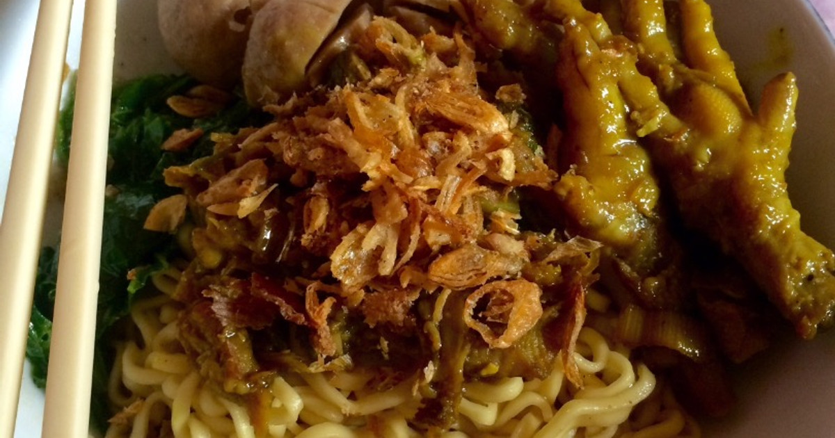 Resep Mie Ayam Ondel Ondel Jekardah oleh Arsela Gerry - Cookpad