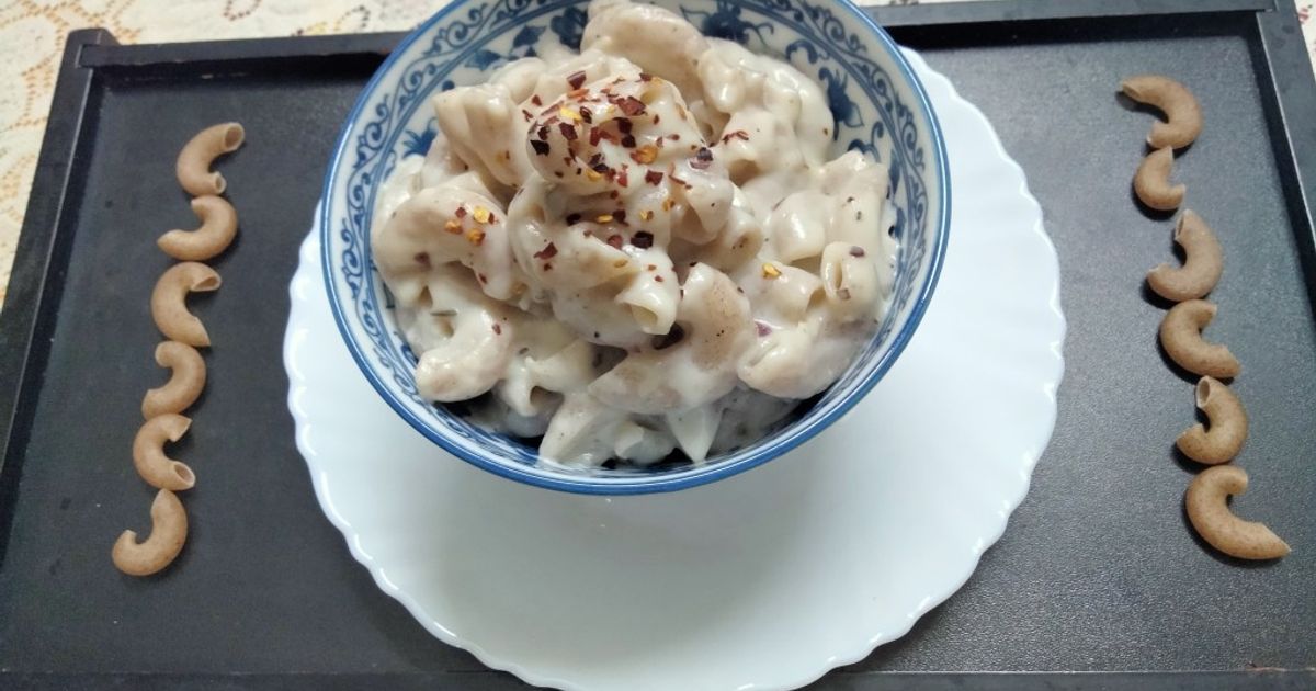 Ragi Pasta In White Sauce (Garlic Flavour) Recipe by Kalpana Rai - Cookpad