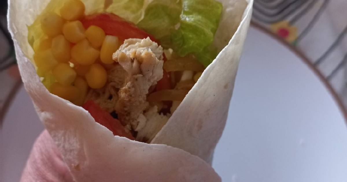 Wraps de pollo y lechuga - 173 recetas caseras- Cookpad