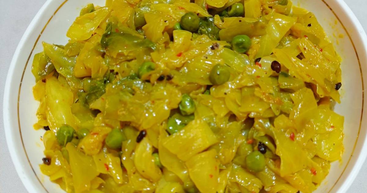 Patta gobhi matar Recipe by Seema Sharma - Cookpad