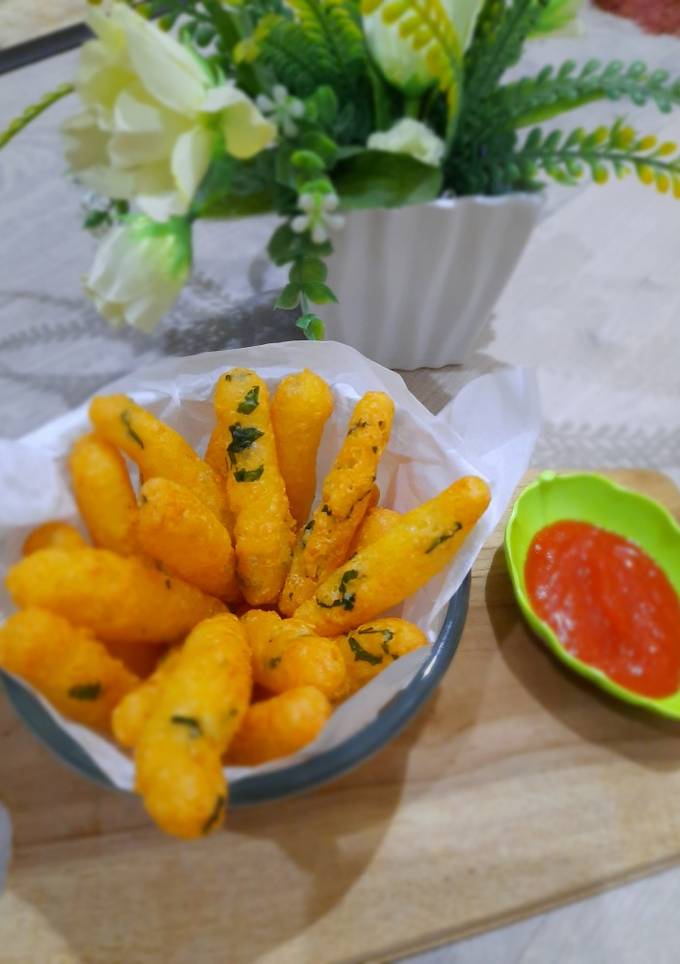Resep Stik Kentang Keju Cemilan Anak Sehat oleh Dapur Shasha by Mrs ...