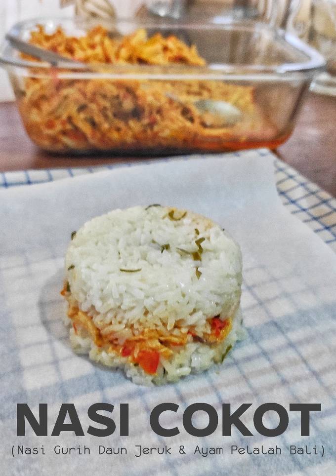 Resep Nasi Cokot (Nasi Gurih Daun Jeruk & Ayam Pelalah Bali) oleh Heti ...