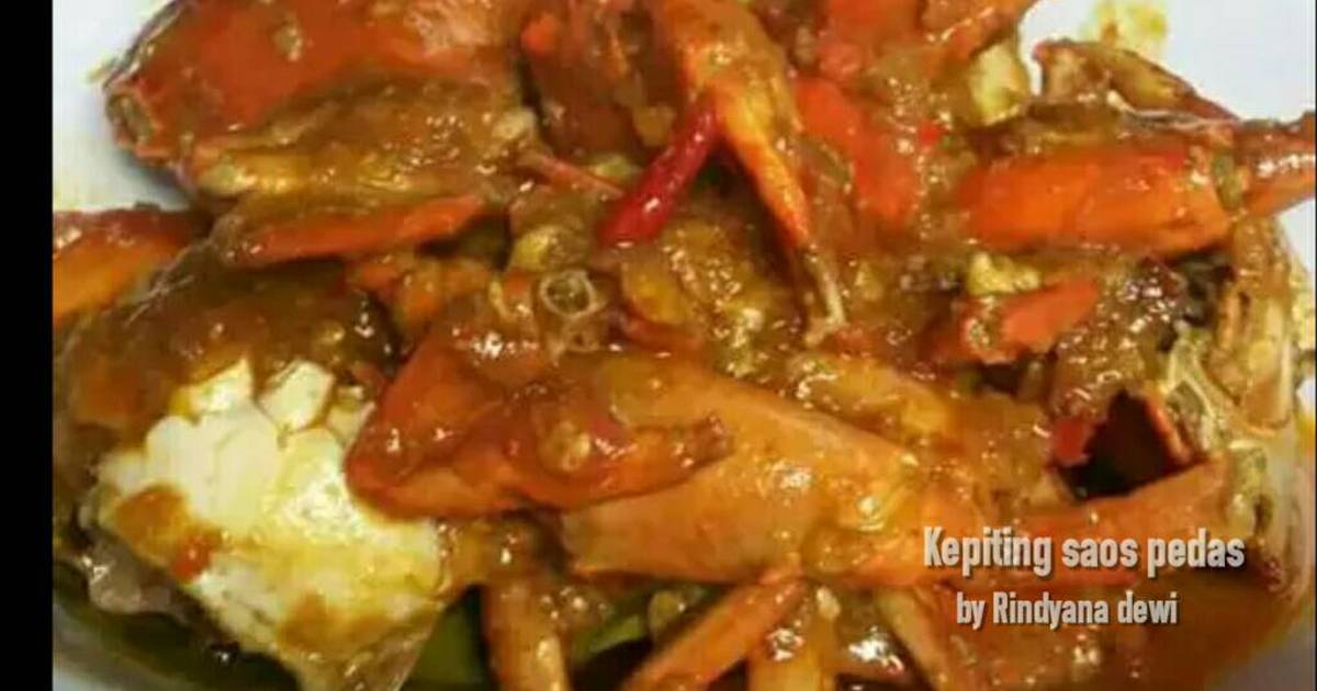 Resep Kepiting Saos pedas oleh Rindyana Dewi (Mom AL) - Cookpad