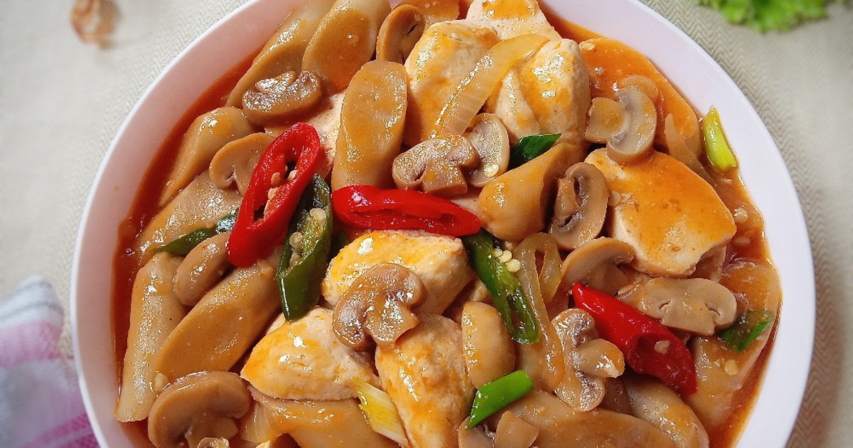 Resep Baso Sosis Jamur Asam Manis oleh Vey Alodia's Kitchen - Cookpad