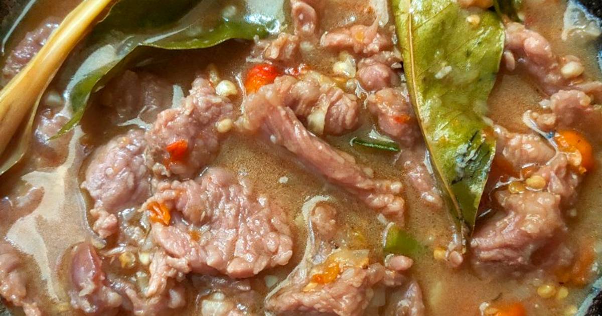 Resep Daging sengkel kuah cabe oleh Calcarclay's Kitchen - Cookpad