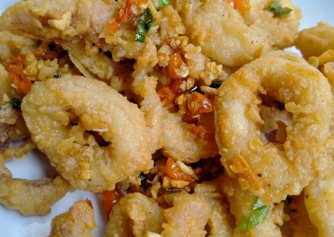 Resep Cumi cabe garam oleh anggie.07 - Cookpad