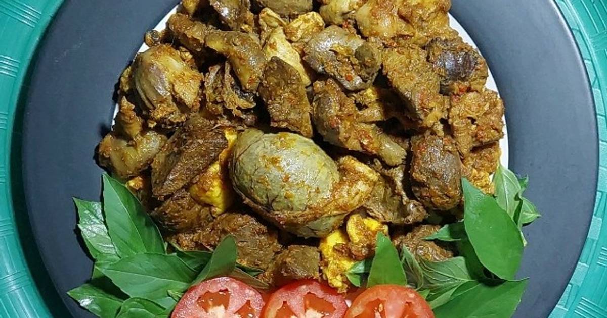 Resep Jeroan Ayam Pedas Manis oleh Dapur Siswi - Cookpad