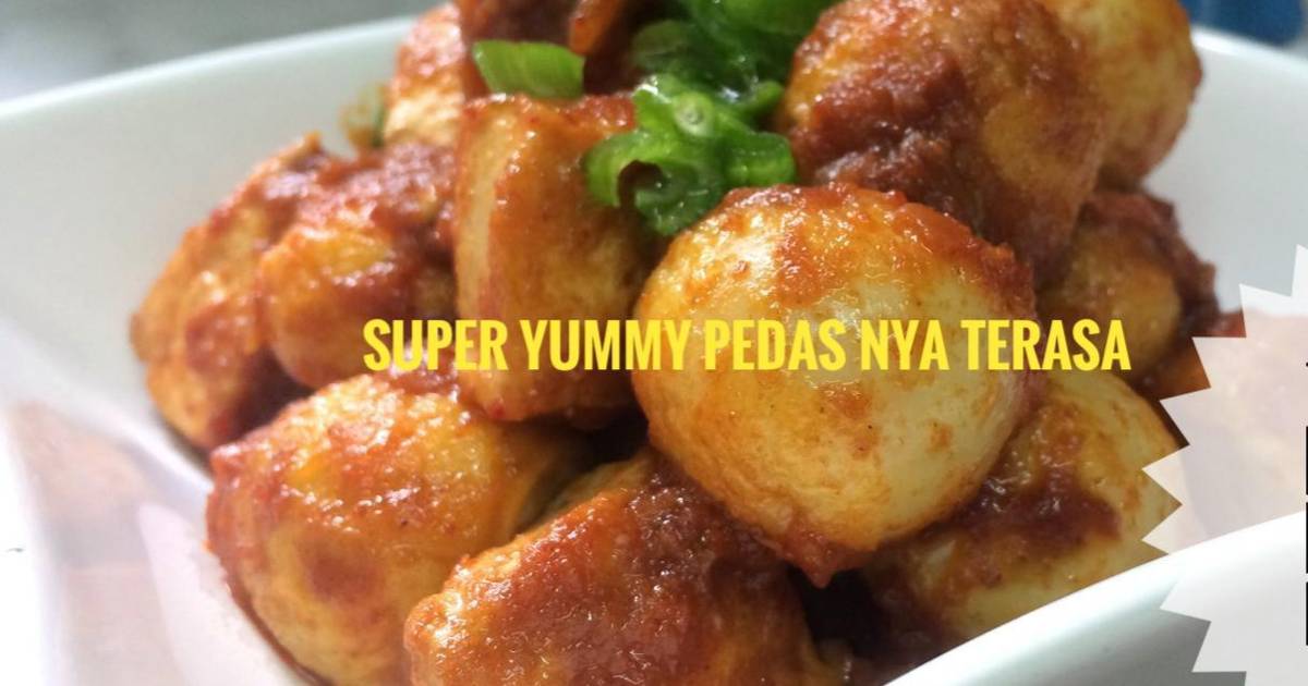 Resep Telur balado bumbu instan oleh Ciproet Nn - Cookpad