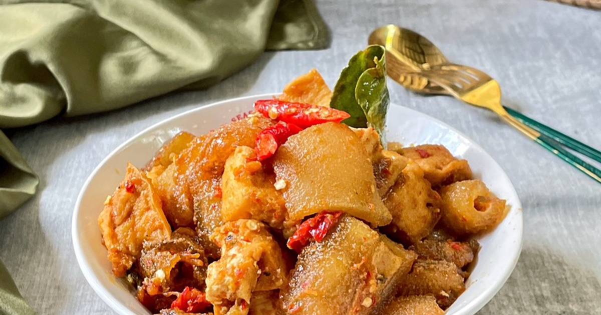 Resep Tahu Cecek Lombok Abang oleh anif agustina - Cookpad