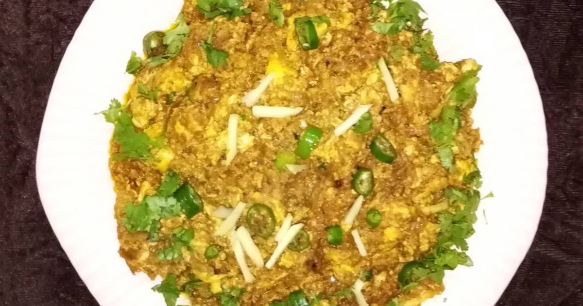 Egg maghaz masala Recipe by Fatima Rais - Cookpad