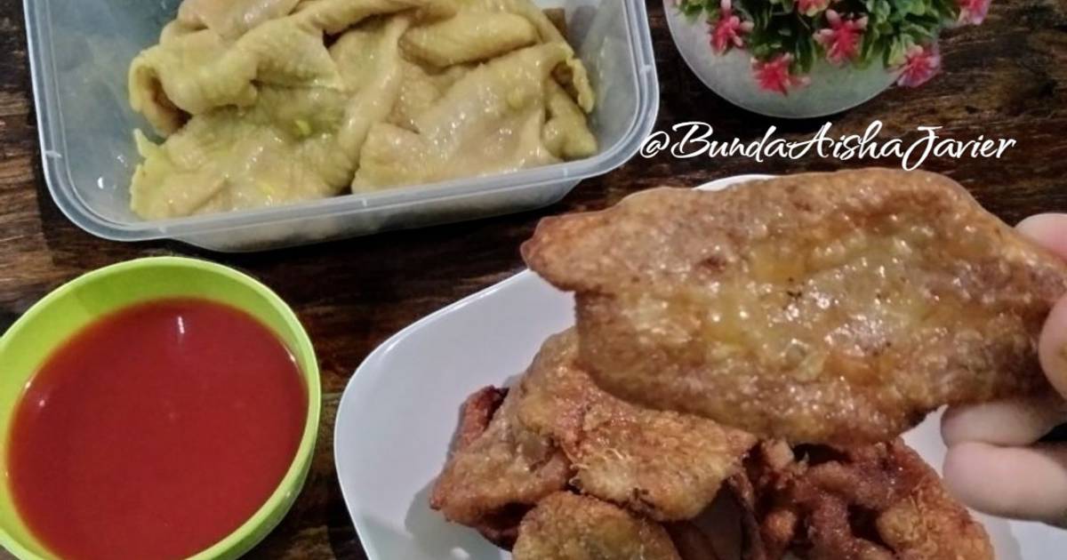 Resep Kulit Goreng Crispy (Ungkep) oleh Bunda Aisharana - Cookpad