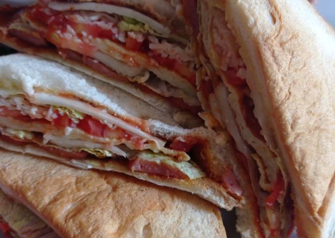 Resep Burger Roti Tawar oleh Ayun Nafiana - Cookpad