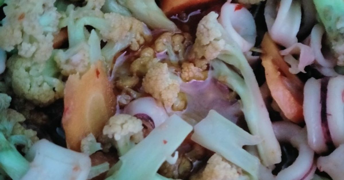Resep Capcay Cumi Goreng oleh Bulan - Cookpad