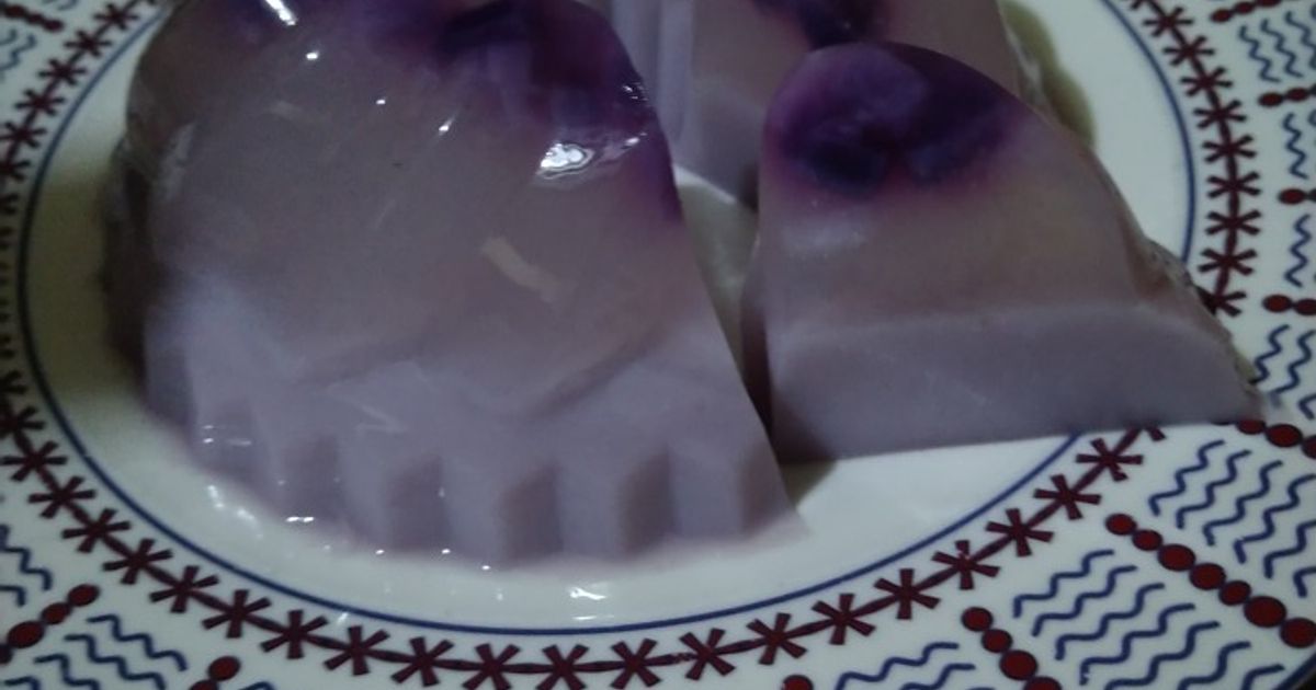 Resep Puding Taro Rasa Kelapa oleh Indriana Santoso - Cookpad