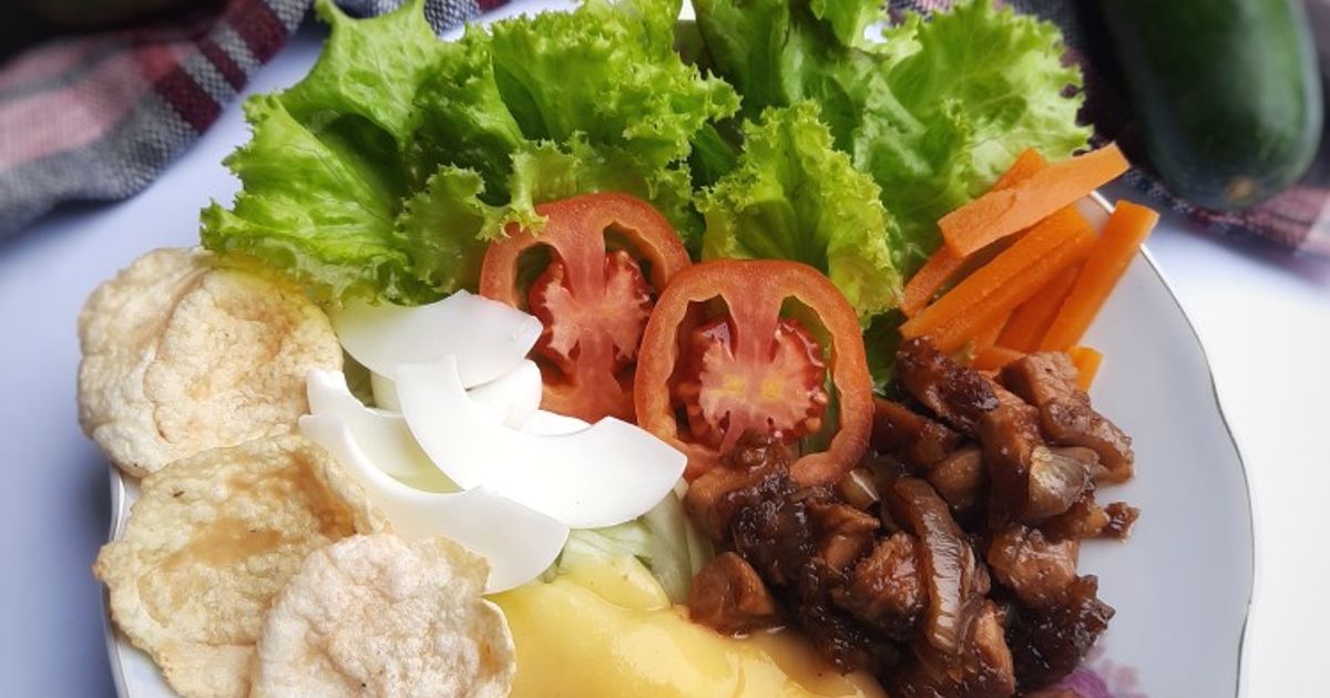 Resep selada banjar rumahan enak dan mudah - Cookpad
