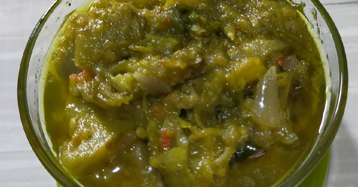 Resep Sambal Cabe Ijo Oleh Yati Yulyati Cookpad