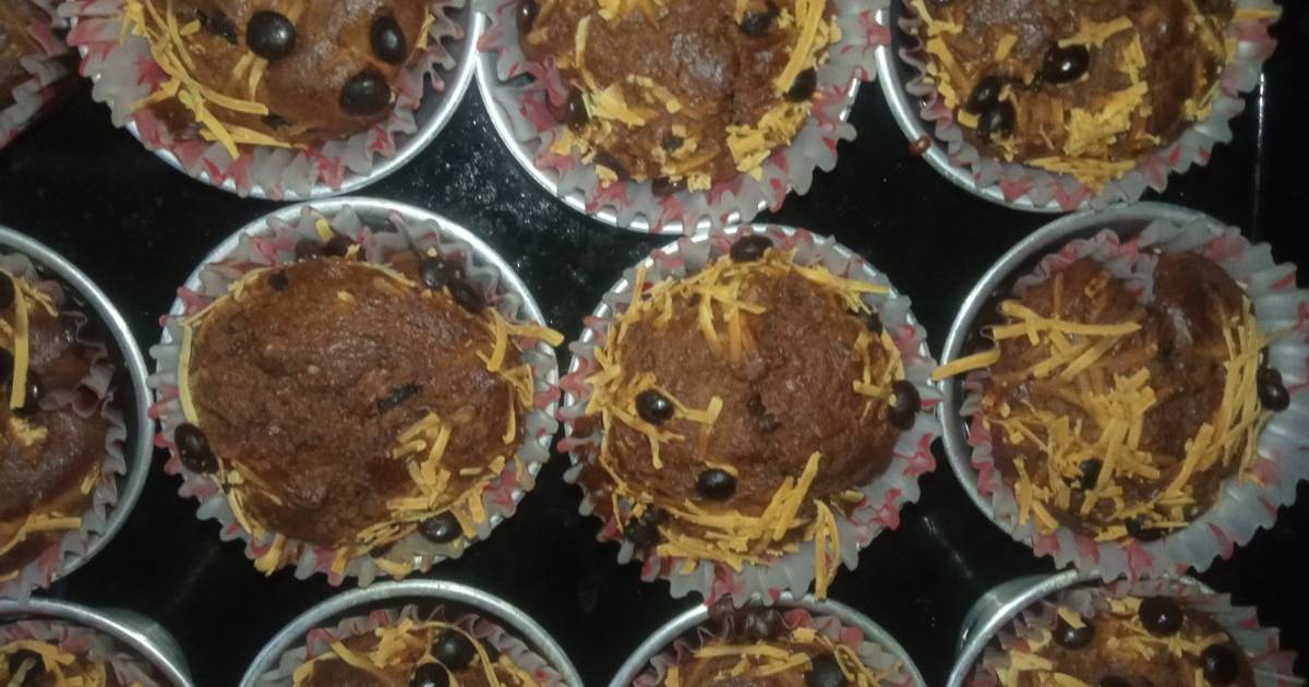 Resep Muffin Pisang Coklat Keju Simpel oleh Rindiyani - Cookpad