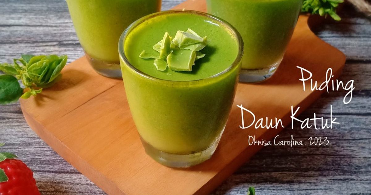 Resep Puding Daun Katuk oleh Oknisa Carolina - Cookpad